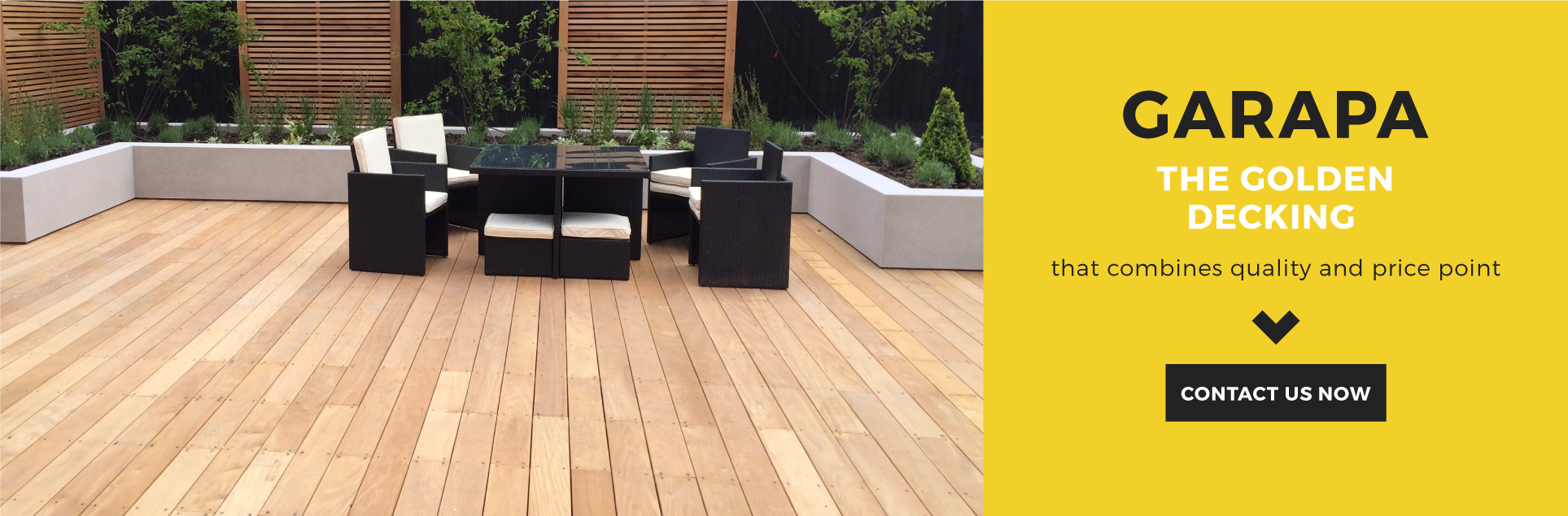 Brazilian Ash Ironwood - Garapa Decking - The Golden Alternative